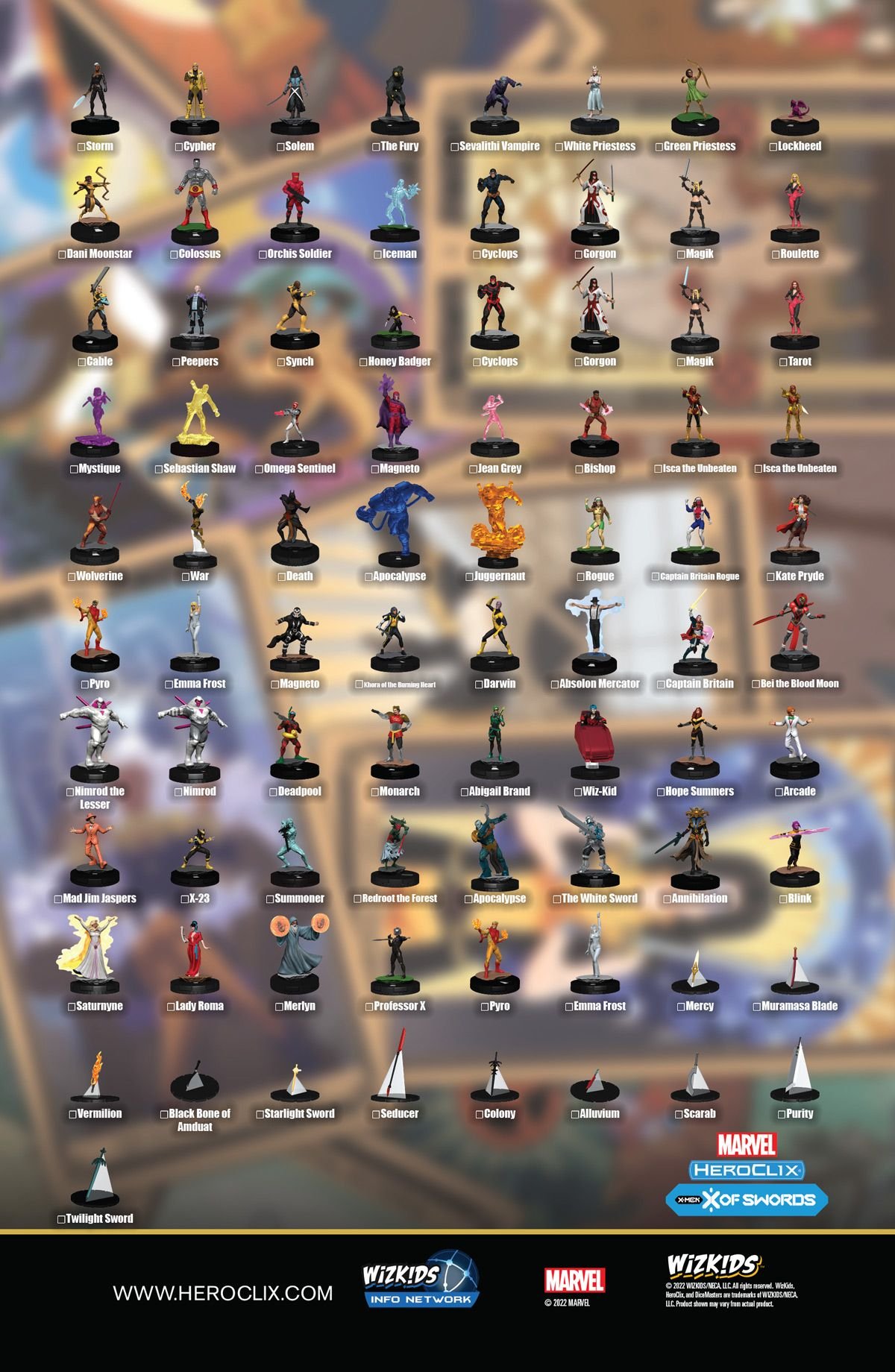 Board Game Review: Heroclix – X of Swords Miniatures Game (Starter Set ...