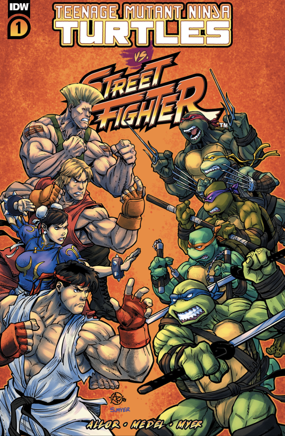 Comic Book Review: Teenage Mutant Ninja Turtles Vs Street Fighter #1 ...