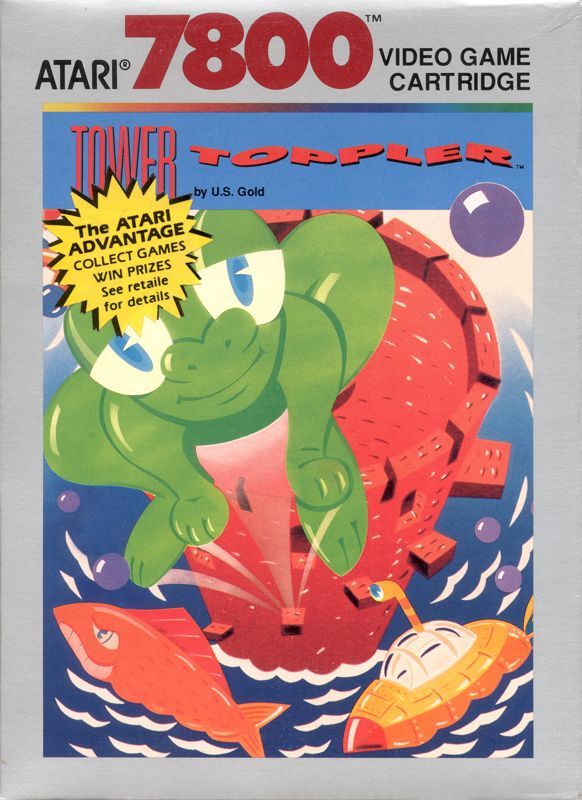 Video Game Review: Tower Toppler (Atari 7800, 1988) – MLGG: Pop Culture ...