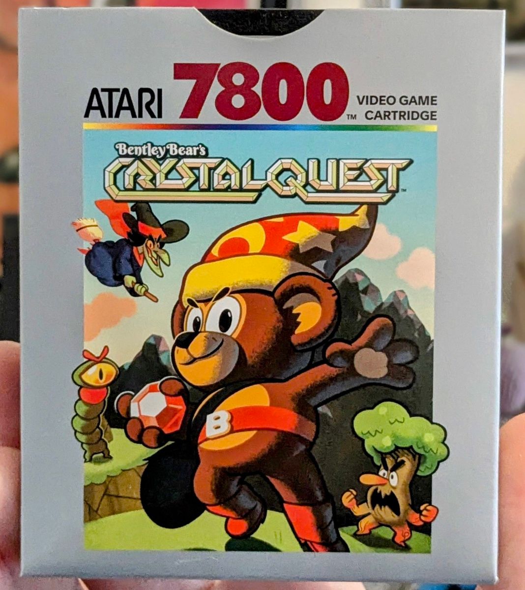 Video Game Review: Bentley Bear’s Crystal Quest (Atari 7800, 2017/2024 ...