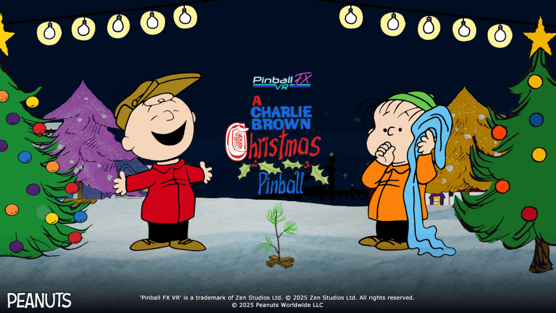Review: Pinball FX VR: A Charlie Brown Christmas Pinball (Meta Quest 3 ...